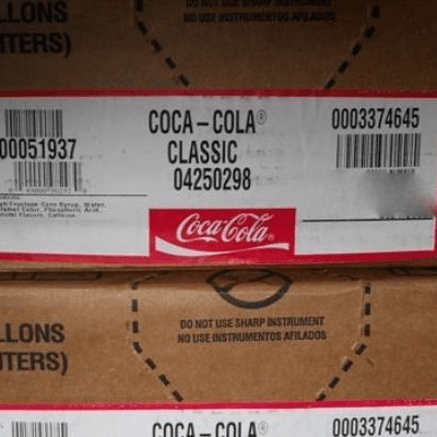 Classic Coke Syrup 2.5 Gal – BIB - Red Eye Coffee Guy